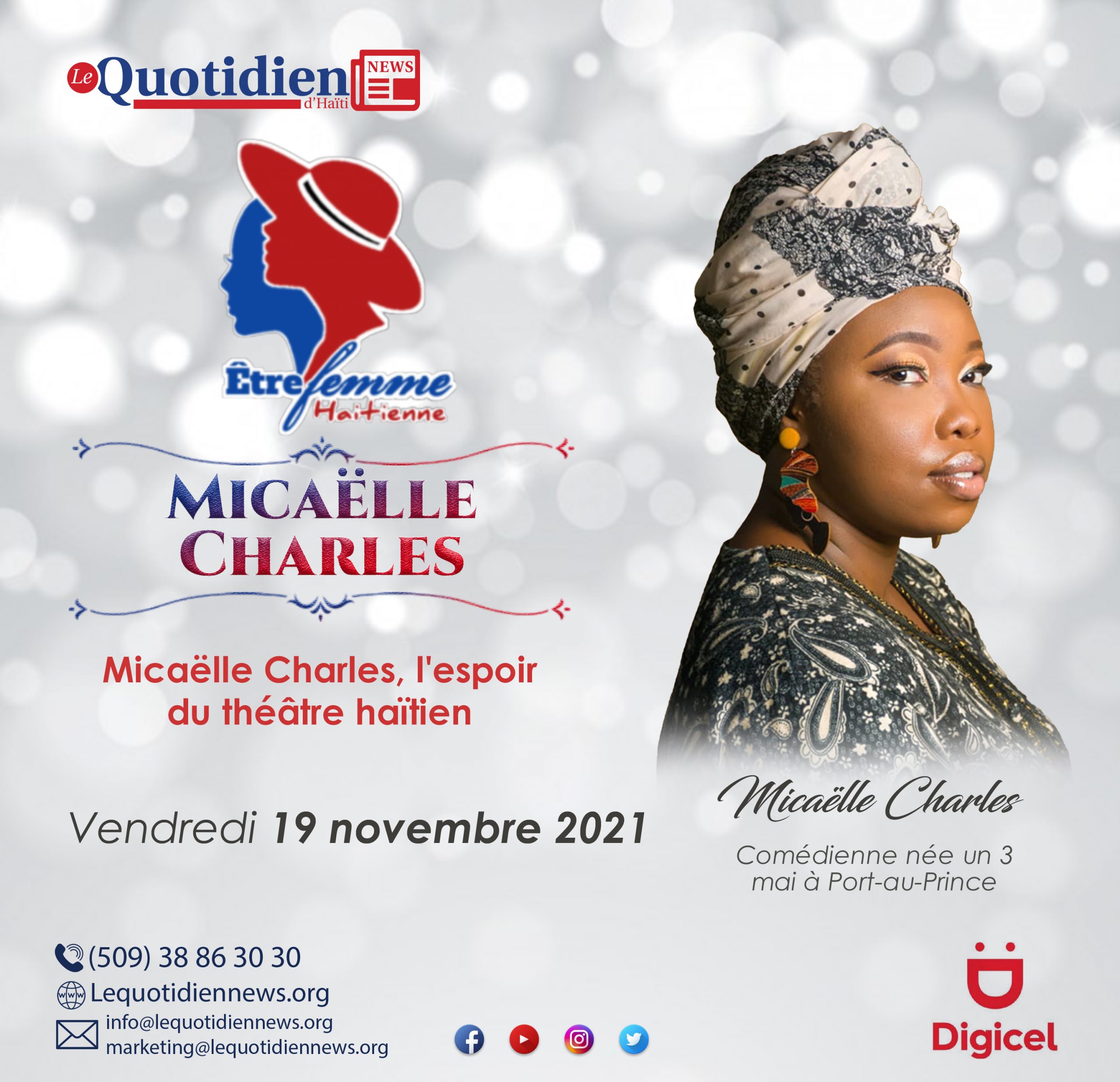 Micaëlle Charles, l’espoir du théâtre haïtien – Le Quotidien News