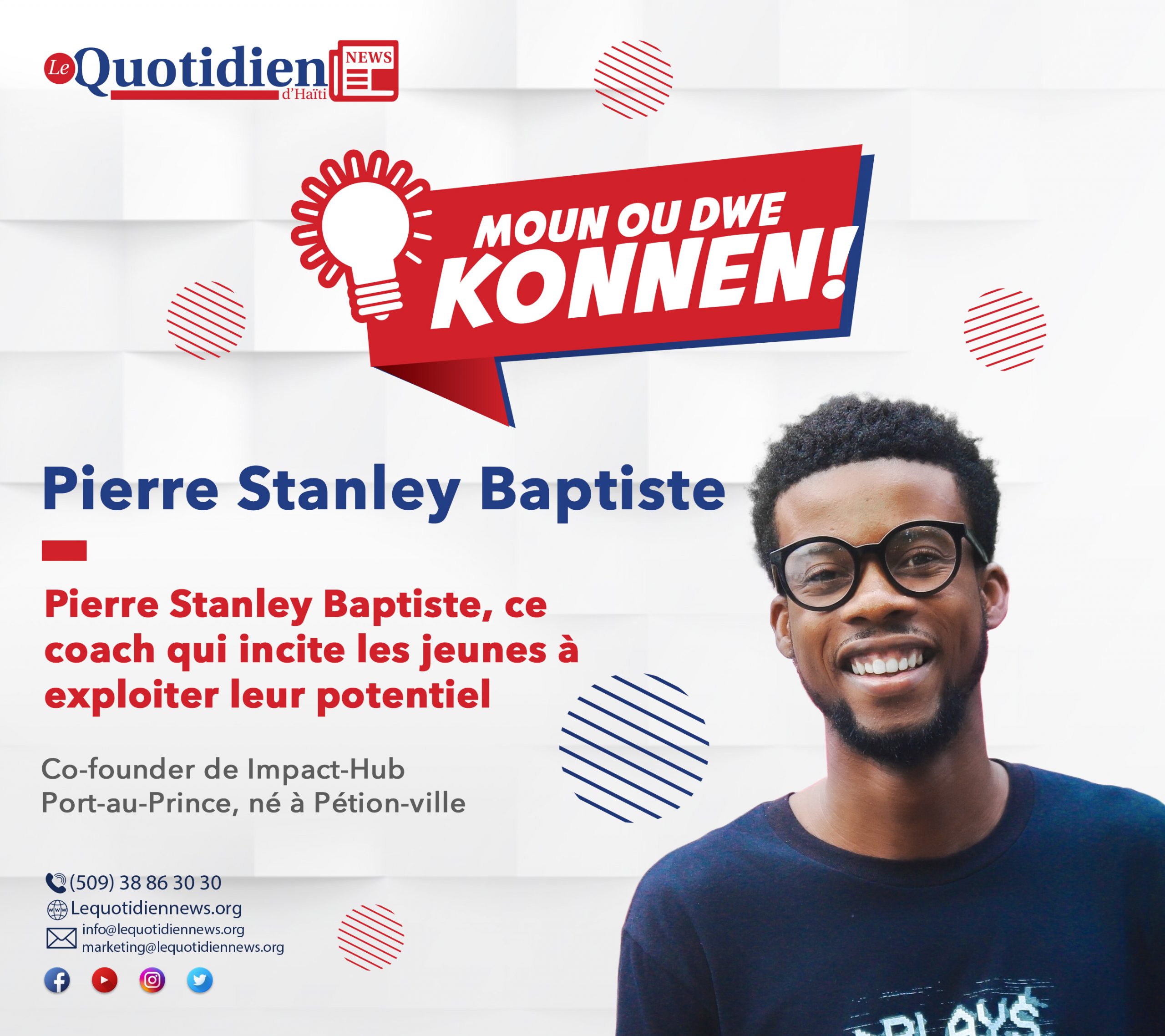 Pierre Stanley Baptiste, ce coach qui incite les jeunes à exploiter leur potentiel – Le ...